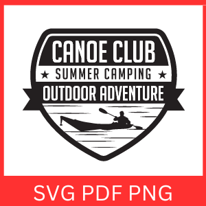 Canoe Club Design Logo Svg | Sport Outdoor SVG | Camp Svg | | Inspire ...