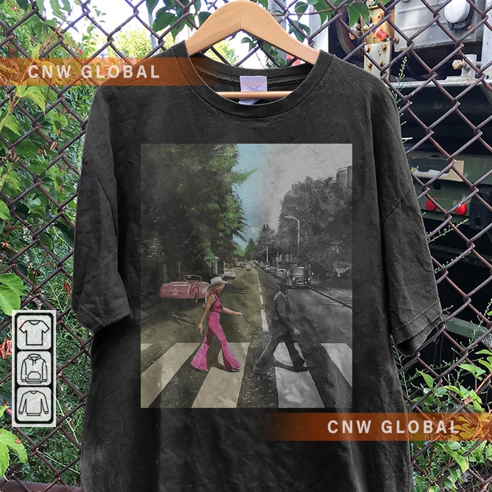 Barbenheimer Movie Shirt, Barbenheimer The Abbey Road, The U | Inspire ...