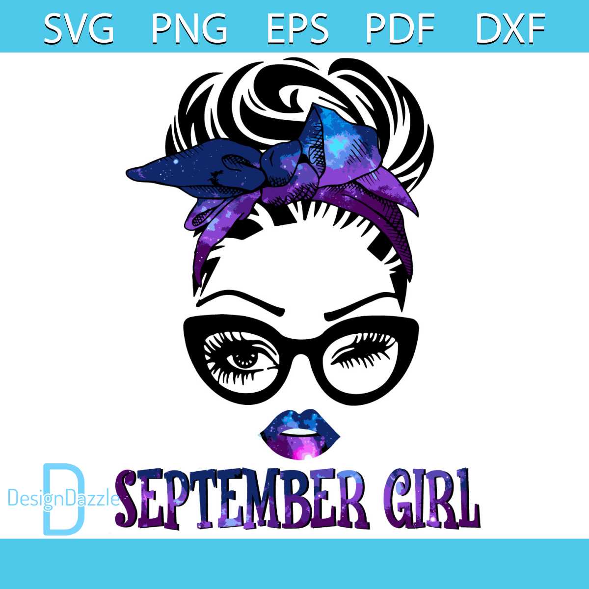 September Girl Birthday Svg, Birthday Svg, September Svg | Inspire Uplift