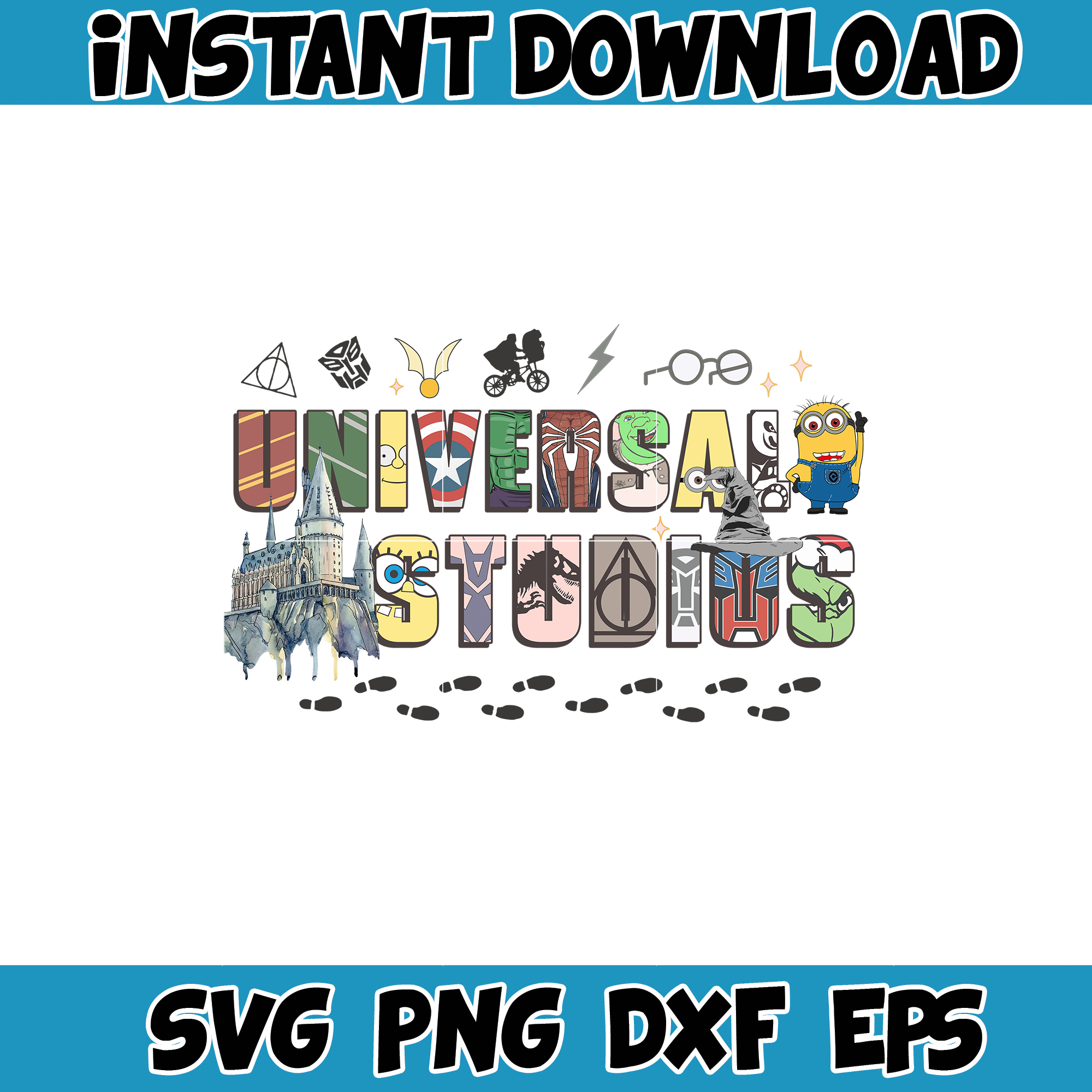 Universal Studios Svg, Harry Universal Studios 2023 Svg, Fam - Inspire Uplift