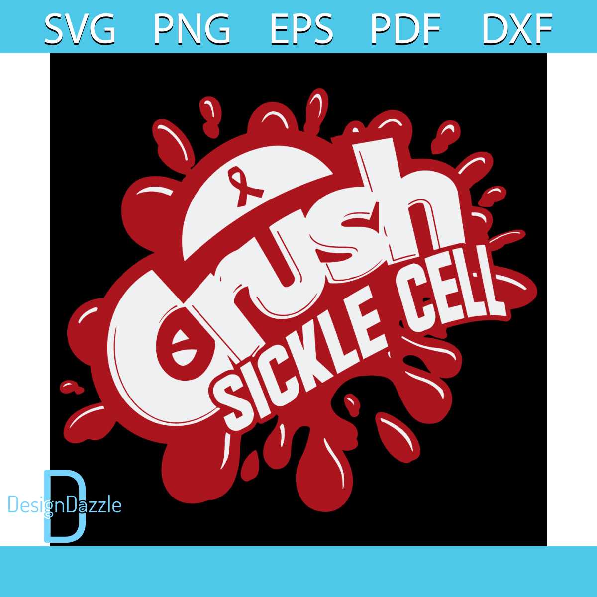 red ribbon svg - Inspire Uplift