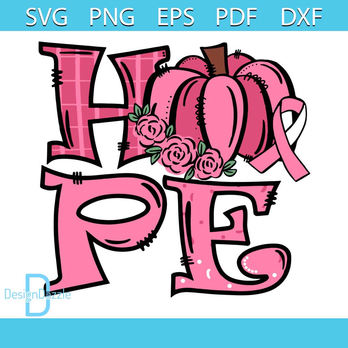 Hope Breast Cancer Svg, Breast Cancer Awareness Svg, Pink Ri | Inspire ...
