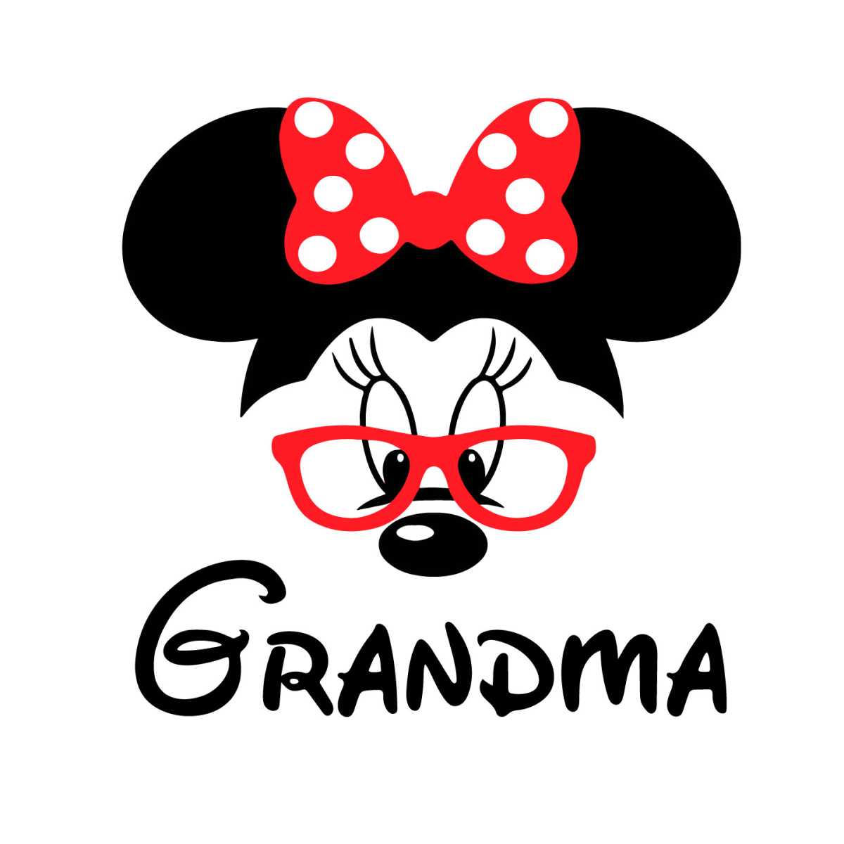 Grandma Minnie Mouse Svg, Disney Svg, Minnie Grandma Mouse S - Inspire ...