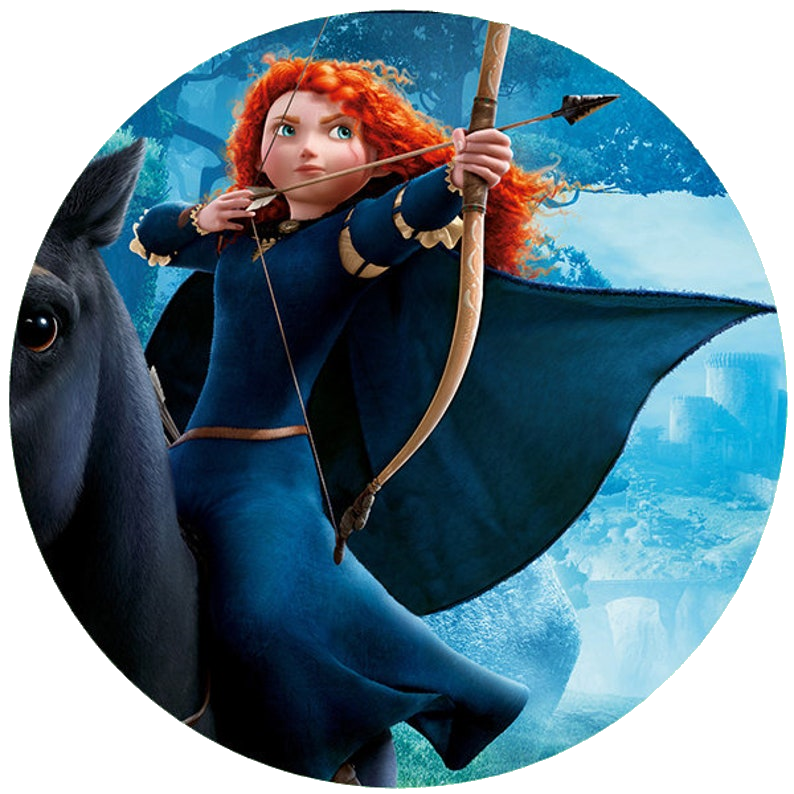 Brave Clipart, Merida PNG, Merida Instant Download, PNG prin - Inspire ...