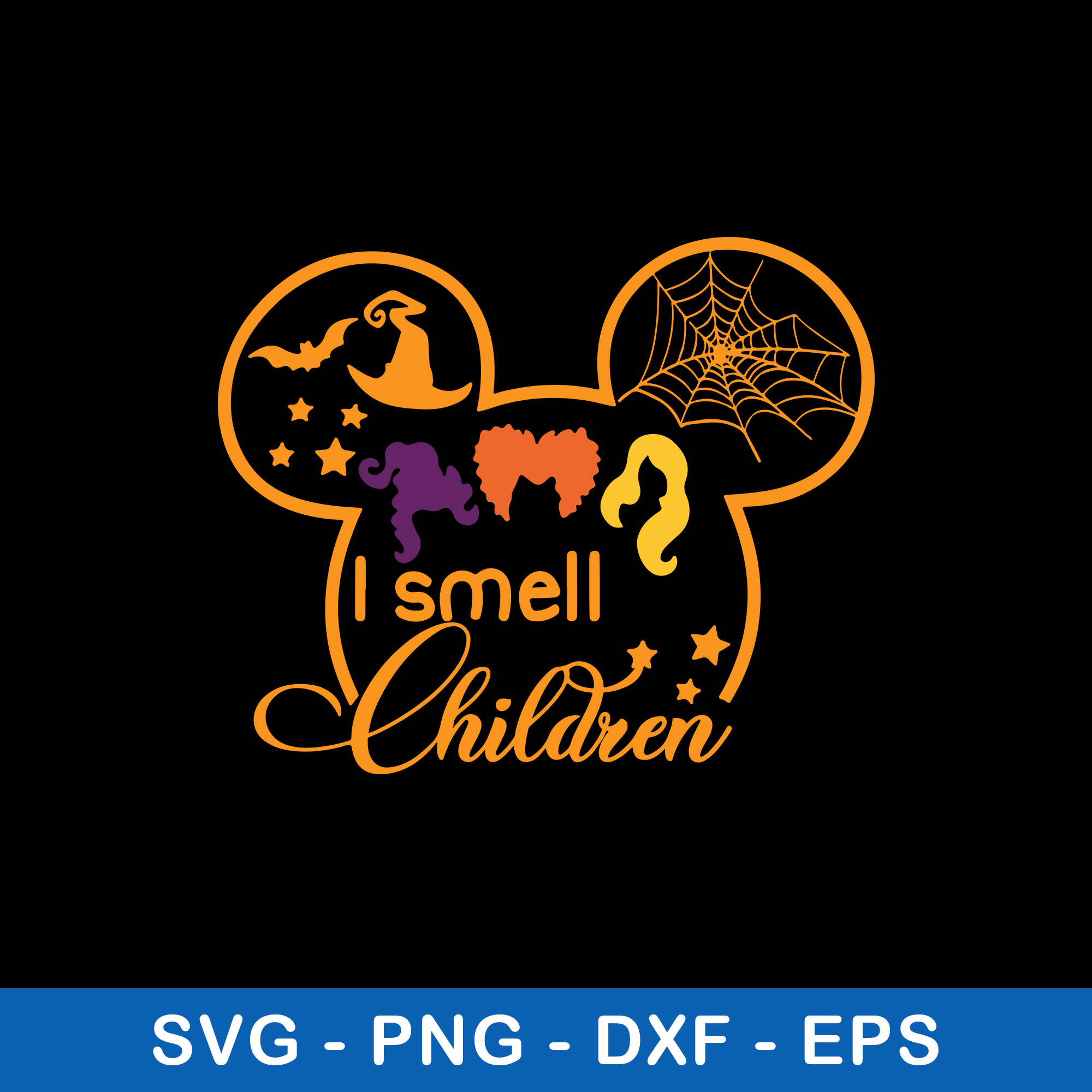 I Smell Children Svg, Mickey Mouse , Hocus Pocus Svg, Hallow - Inspire ...