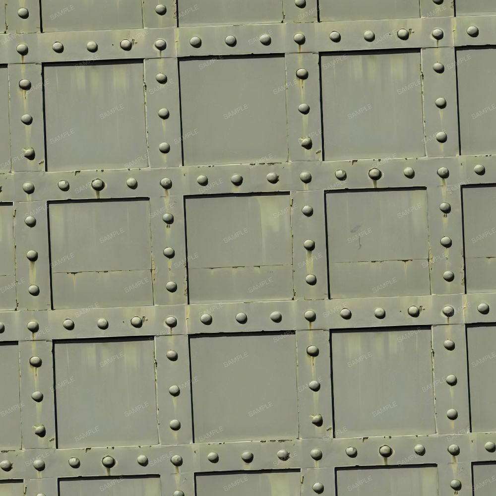 Riveted Patina Plate Steel Tileable Repeating Pattern | Inspire Uplift