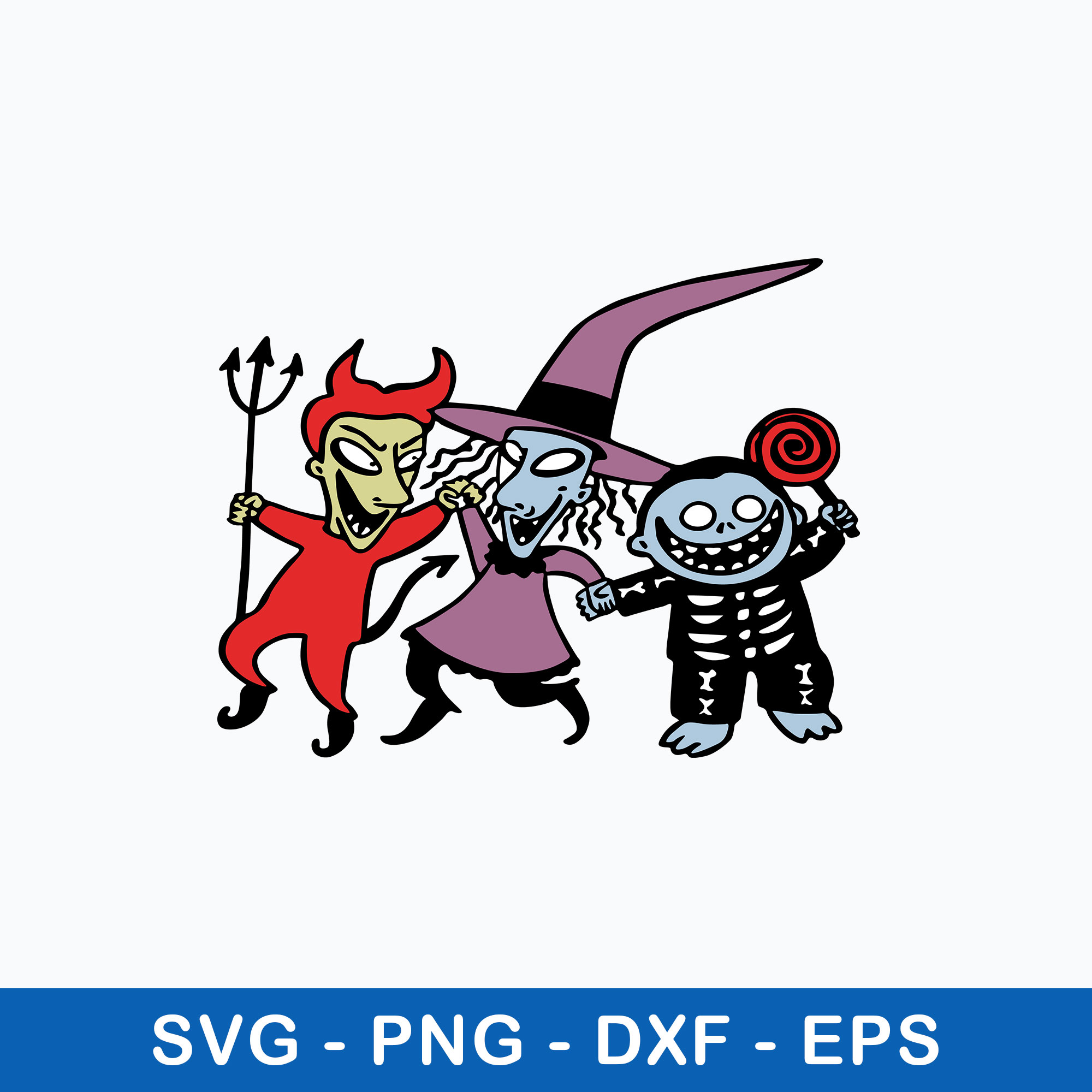 Lock Shock Barrel Svg, Halloween Svg, Png Dxf Eps File | Inspire Uplift