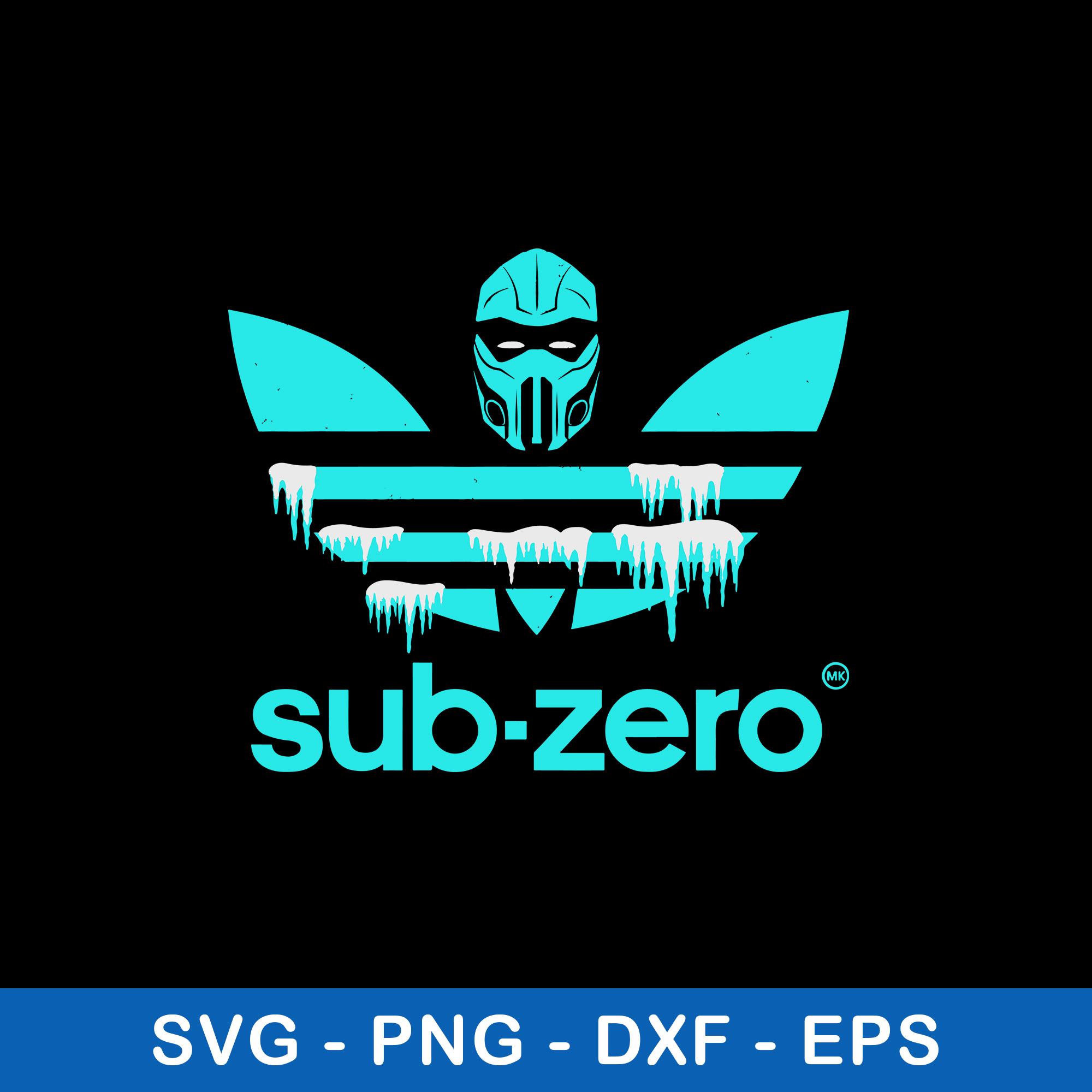 Mortal Kombat Sub Zero Adidas Svg, Sub Zero Svg, Png Dxf Eps | Inspire ...