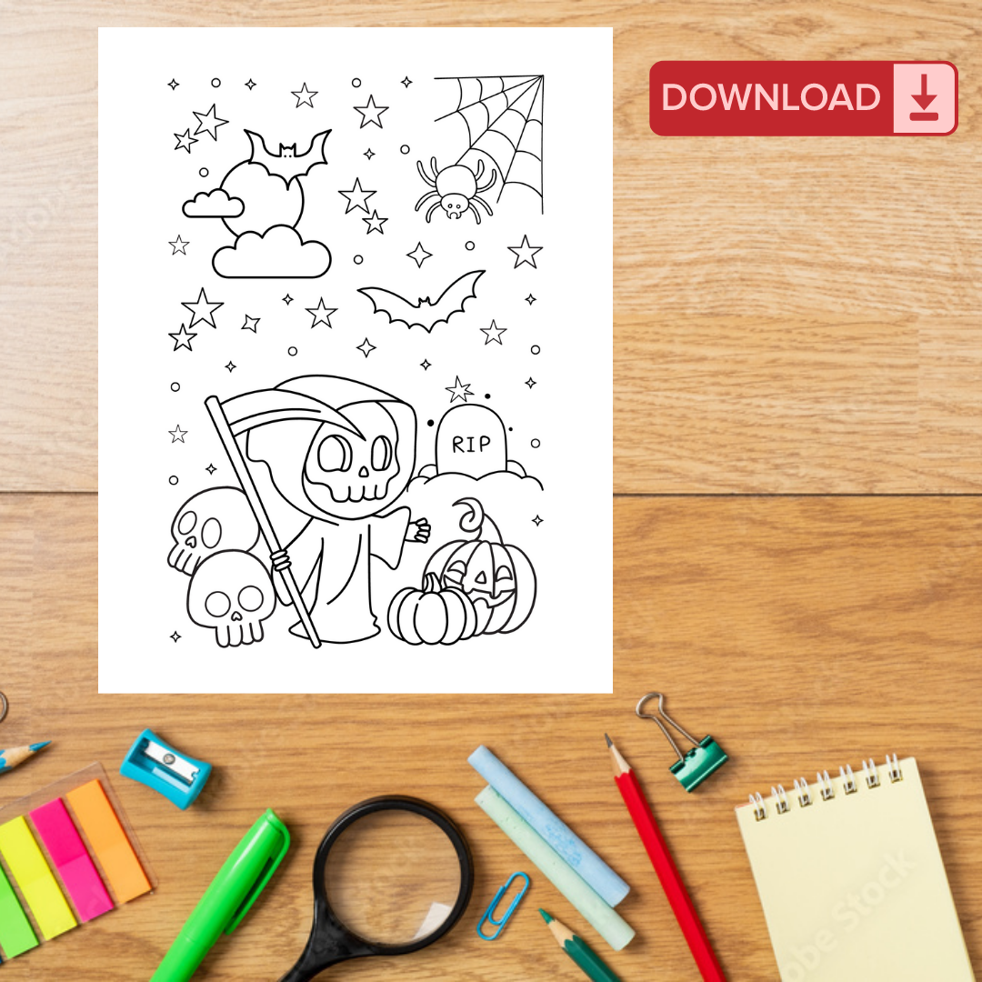 Halloween Coloring Book | Inspire Uplift