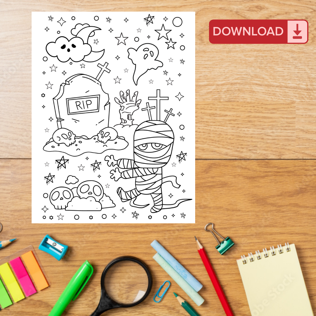Halloween Coloring Book | Inspire Uplift
