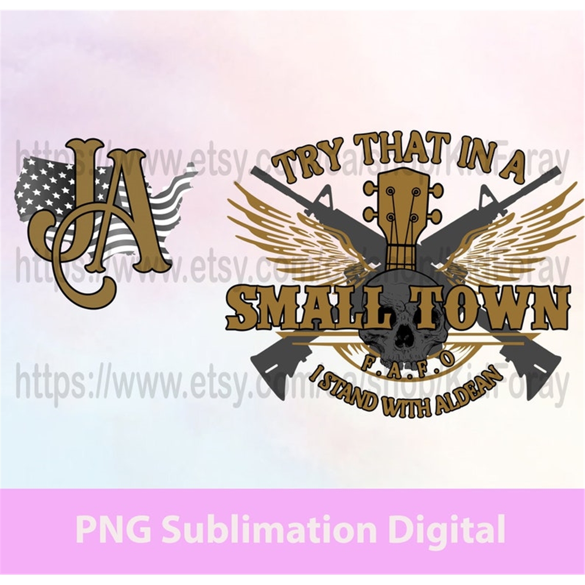 Vintage Small Town PNG, American Flag Quote PNG, Country Mus | Inspire ...