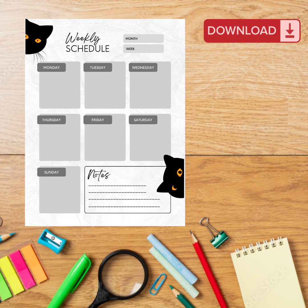 Weekly schedule | Inspire Uplift