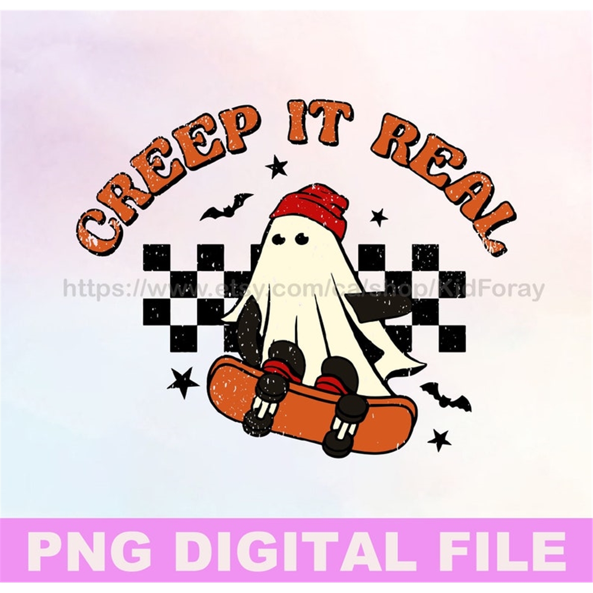 Creep It Real PNG, Ghost Boo PNG, Spooky Season PNG, Ghost S - Inspire ...