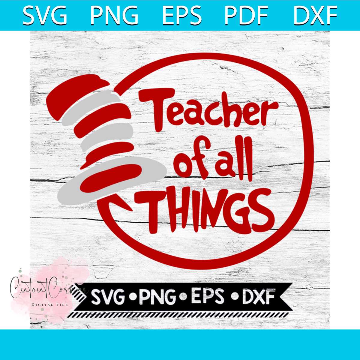 Dr Seuss Teacher Of All Things Svg, Dr Seuss Svg, Seuss Svg, | Inspire ...