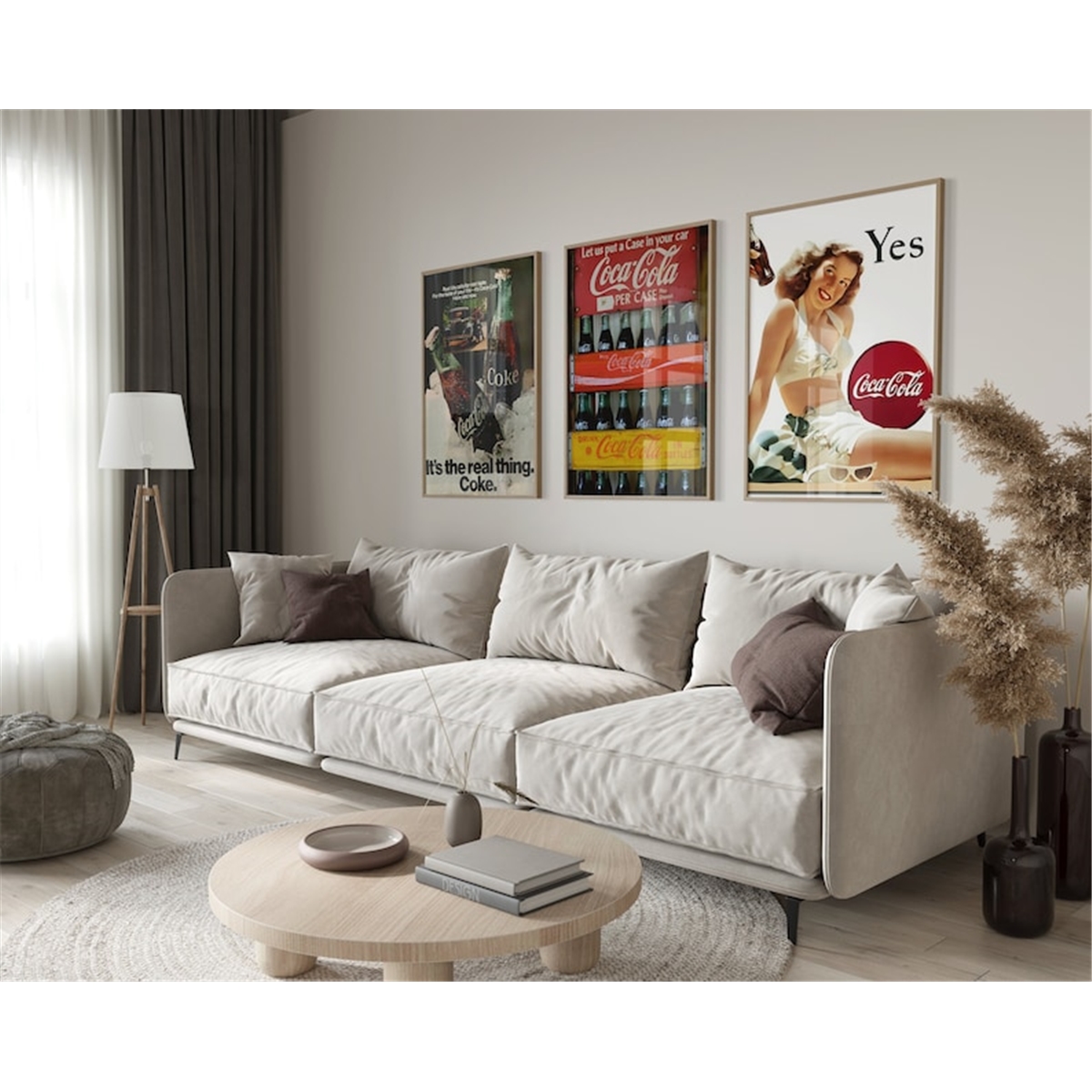 Coca-Cola Set of 3 Posters, Coca-Cola Poster, Coke Poster, C | Inspire ...