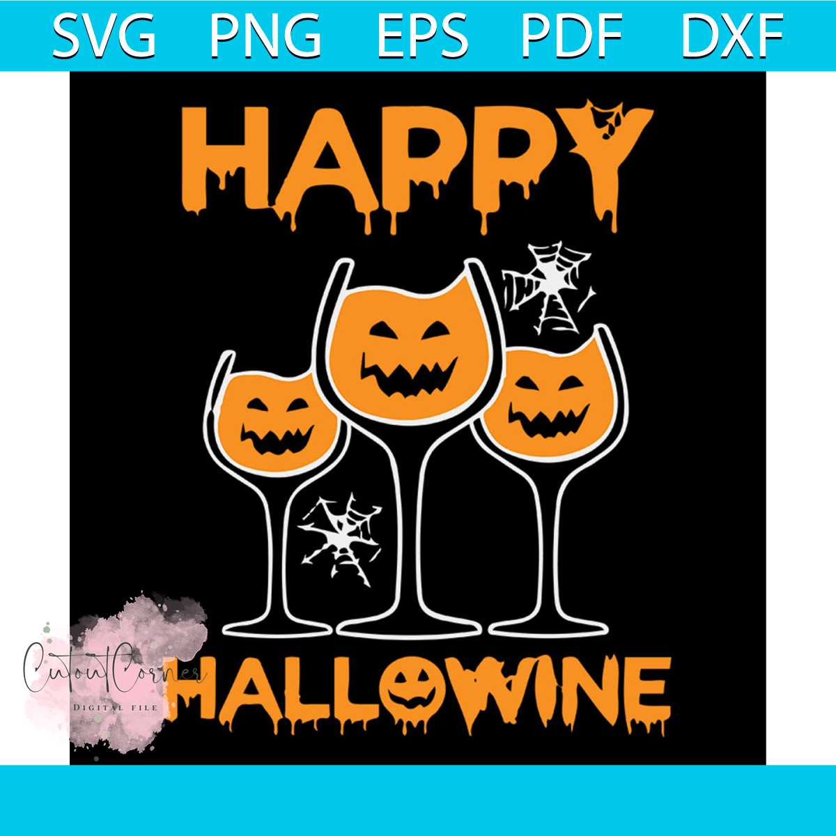 Happy halloween svg, dxf, eps, png, Digital Download | Inspire Uplift