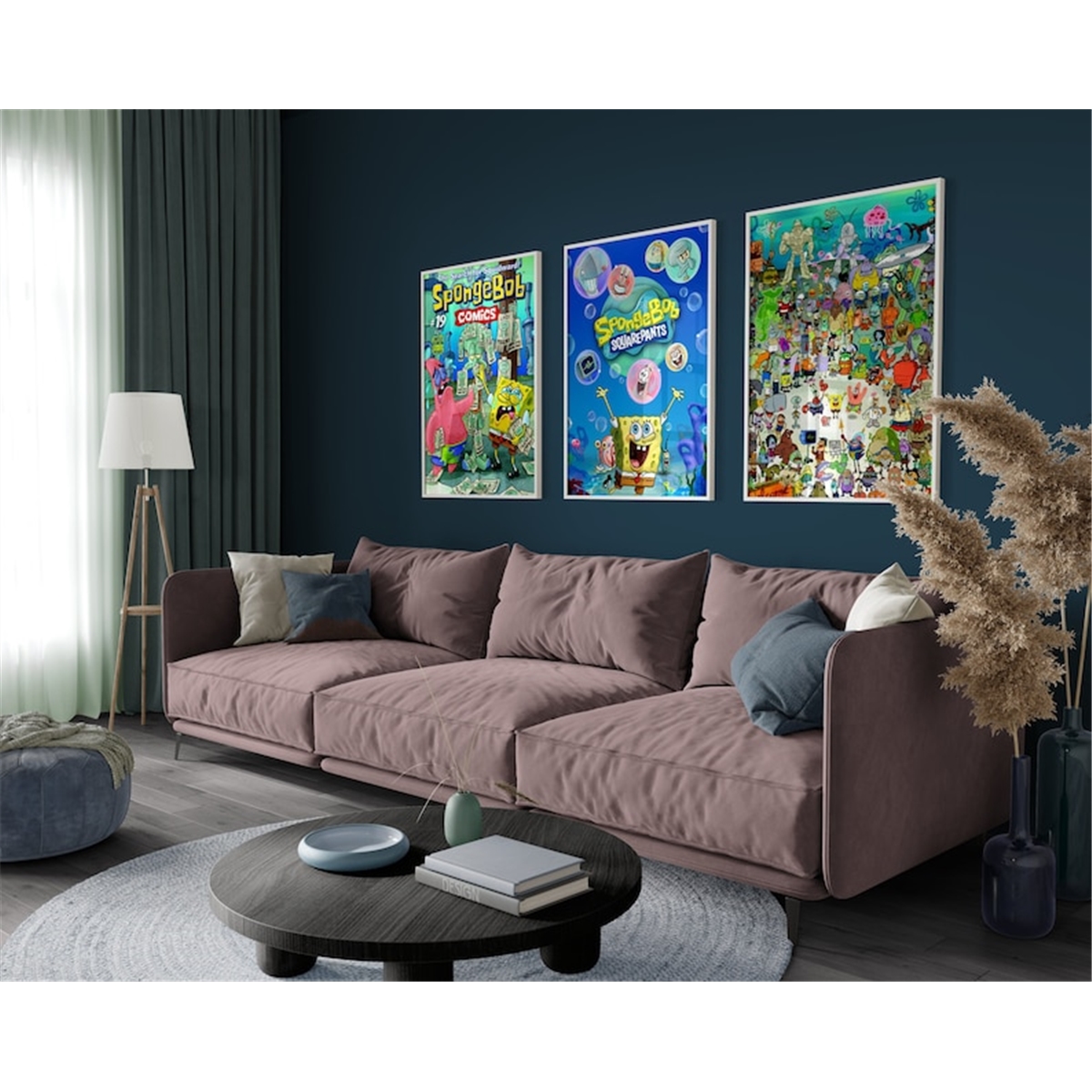 SpongeBob SquarePants Set of 3 Posters, Movie Cover, SpongeB | Inspire ...