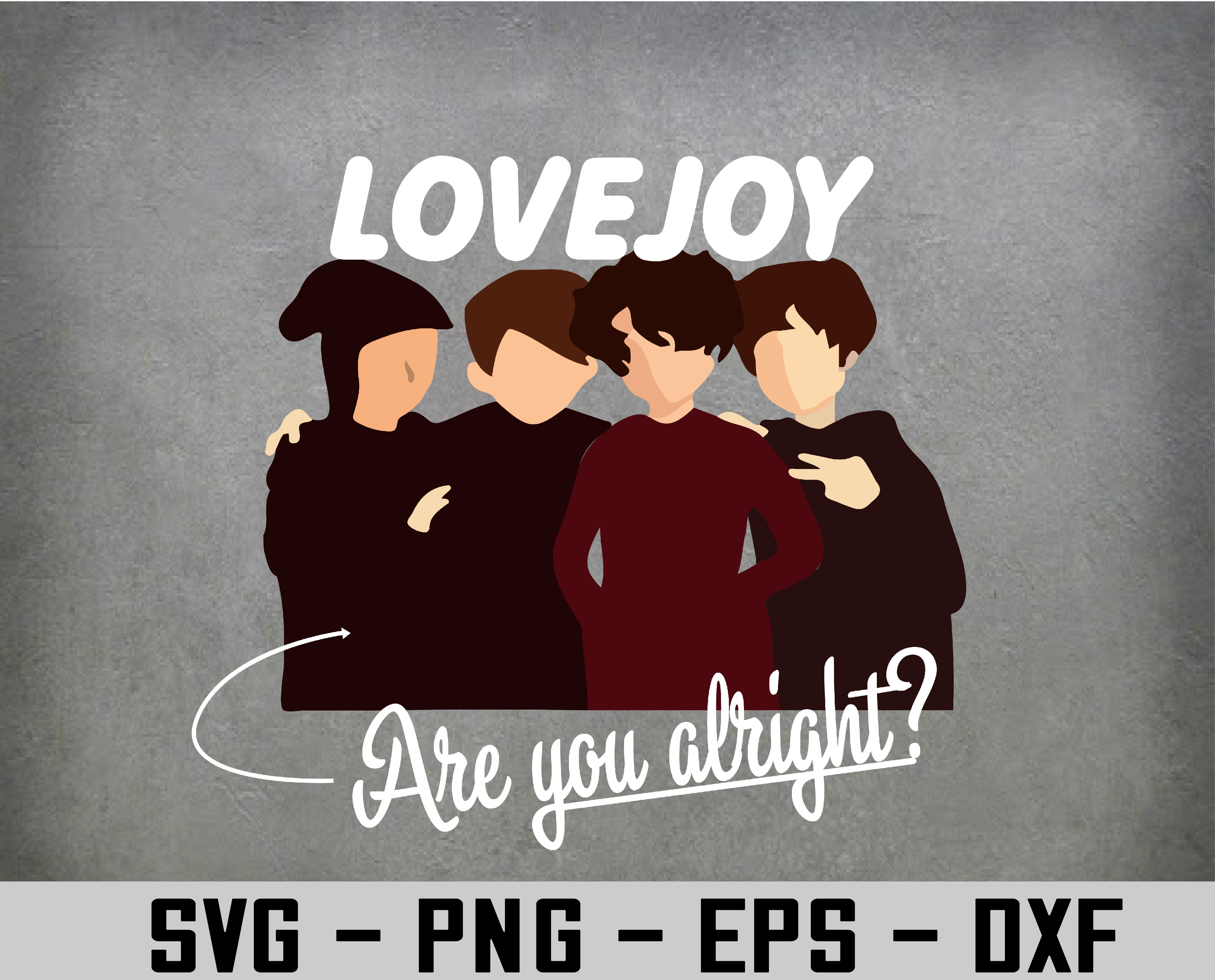 Lovejoy Are You Alright, Pebble Brain Svg, Eps, Png, Dxf, Di - Inspire ...