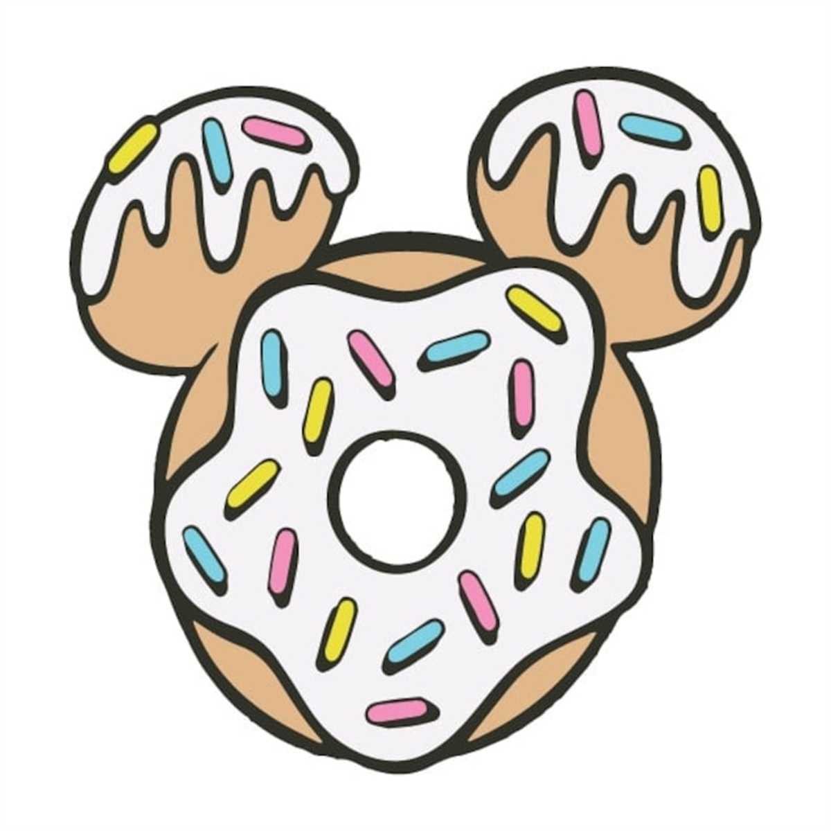 QualityPerfectionUS Digital Download - Mickey Mouse Donut - - Inspire ...