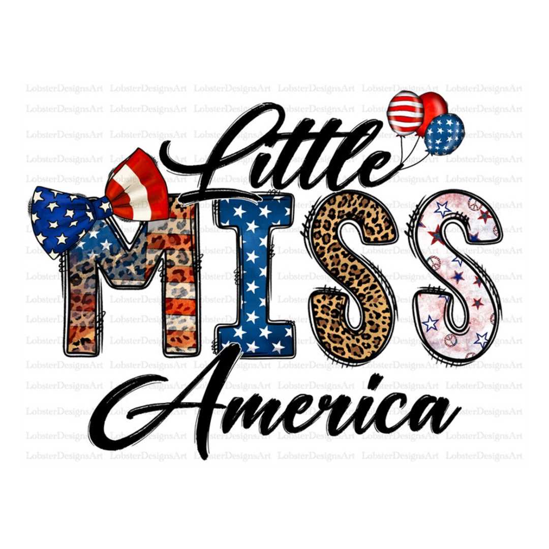 Little Miss America PNG, 4th of July, Independence Day, Girl | Inspire ...
