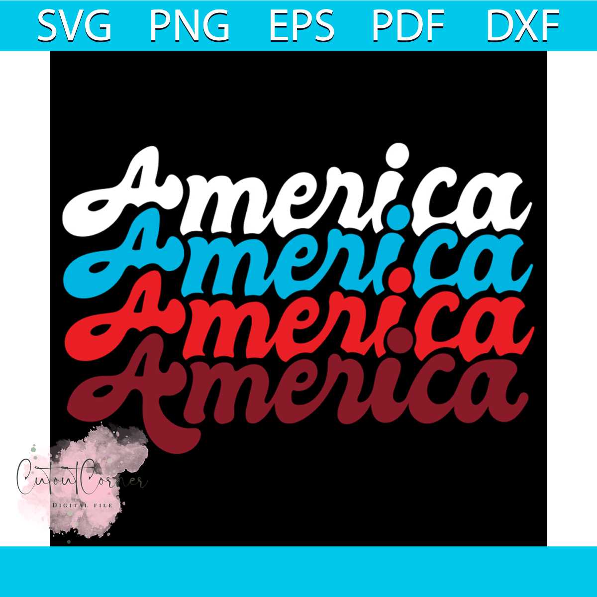 America Svg, Independence Day Svg, American Svg, American Sh | Inspire ...