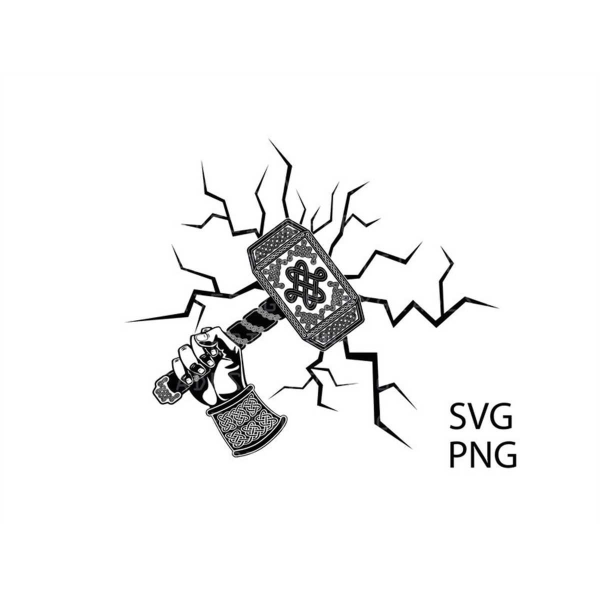 Thor Hammer Svg Png , Thor Hammer Design , Thor Svg , Hamme | Inspire ...