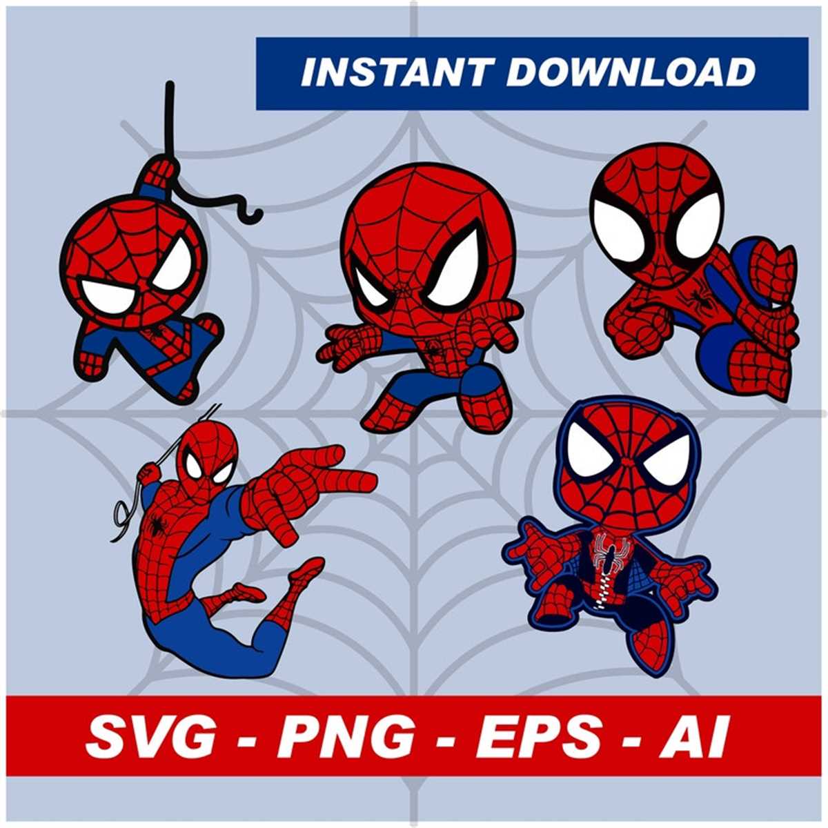 Spiderman SVG, Spider With Web Svg, Spider Instant Download, | Inspire ...