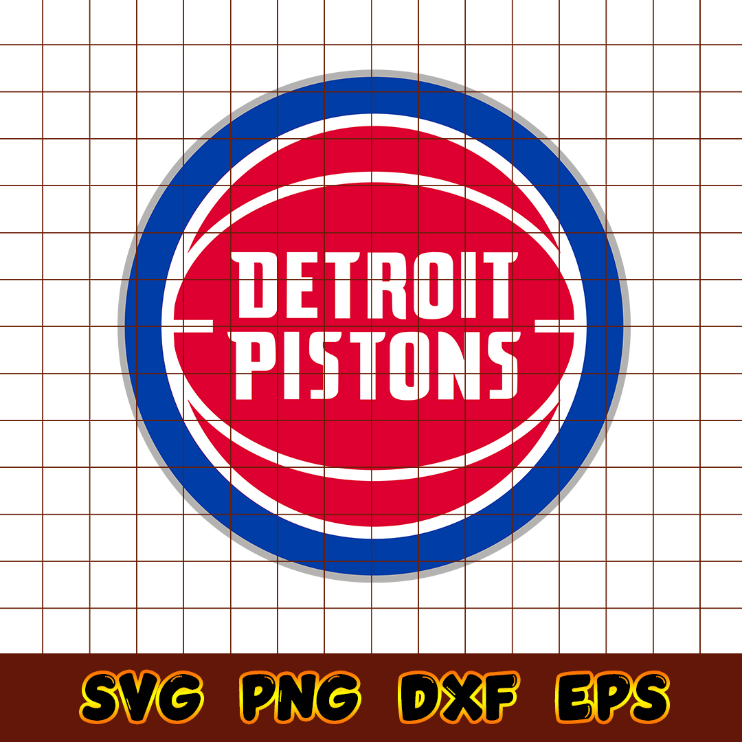 Detroit Pistons NBA Logo Svg, NBA, NBA Logo, NBA Teams, NBA - Inspire ...