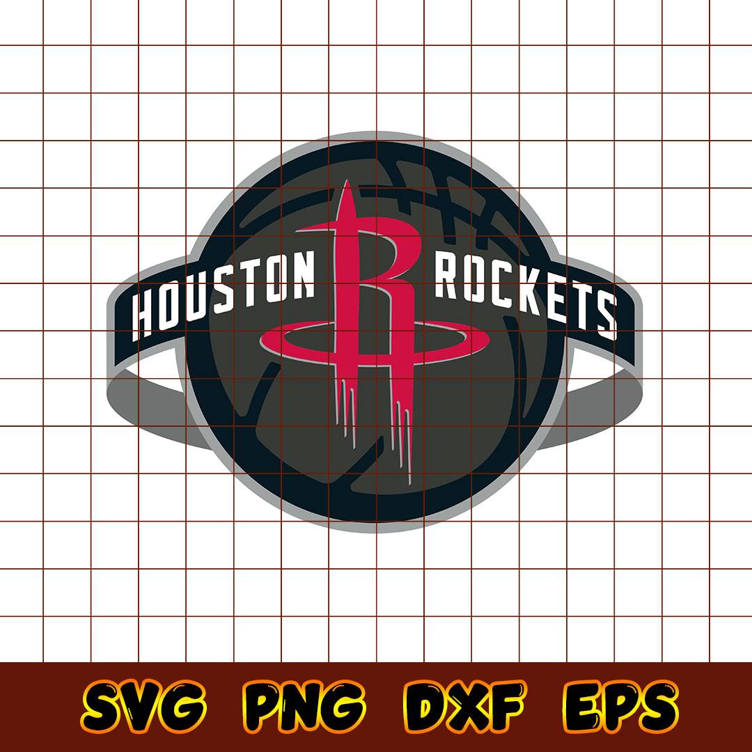 Houston Rockets NBA Logo Svg, NBA, NBA Logo, NBA Teams, NBA - Inspire ...