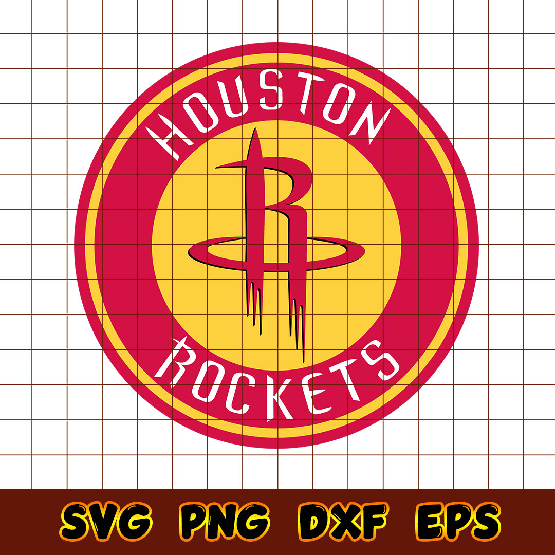 Houston Rockets NBA Logo Svg, NBA, NBA Logo, NBA Teams, NBA - Inspire ...