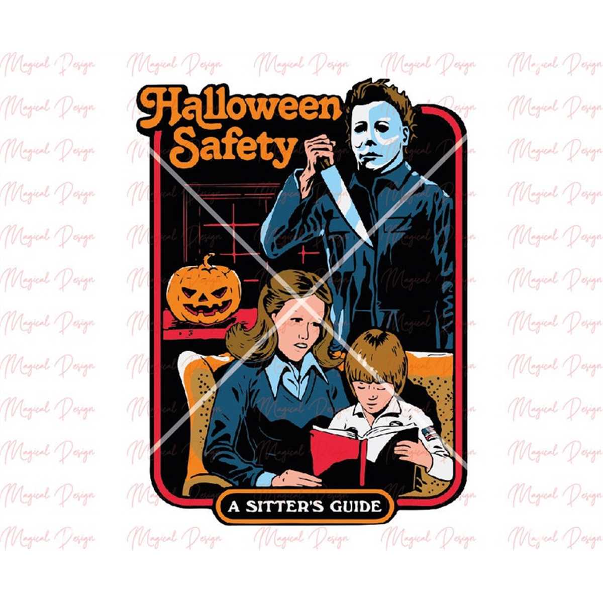 Halloween Safety Funny Horror Graphic PNG File, Digital Down | Inspire ...