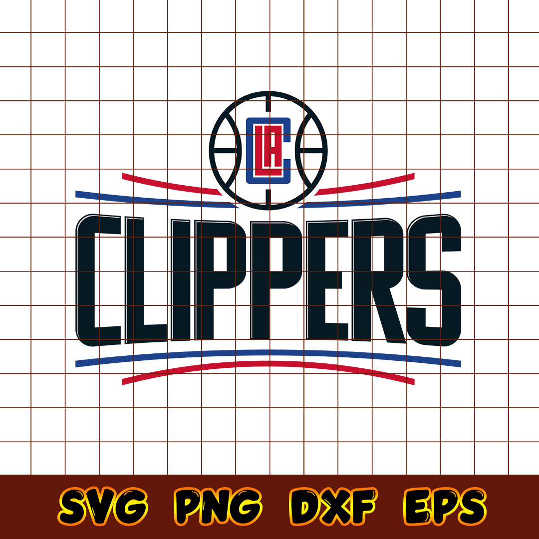 Los Angeles Clippers NBA Logo Svg, NBA, NBA Logo, NBA Teams, | Inspire ...