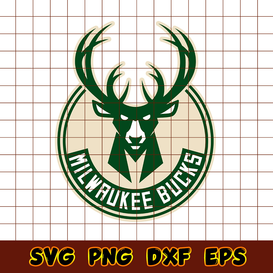 Milwaukee Bucks NBA Logo Svg, NBA, NBA Logo, NBA Teams, NBA - Inspire ...