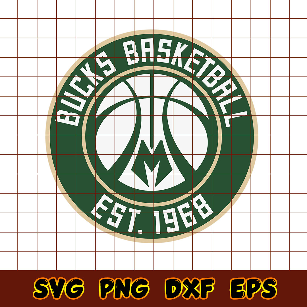 Milwaukee Bucks NBA Logo Svg, NBA, NBA Logo, NBA Teams, NBA | Inspire ...