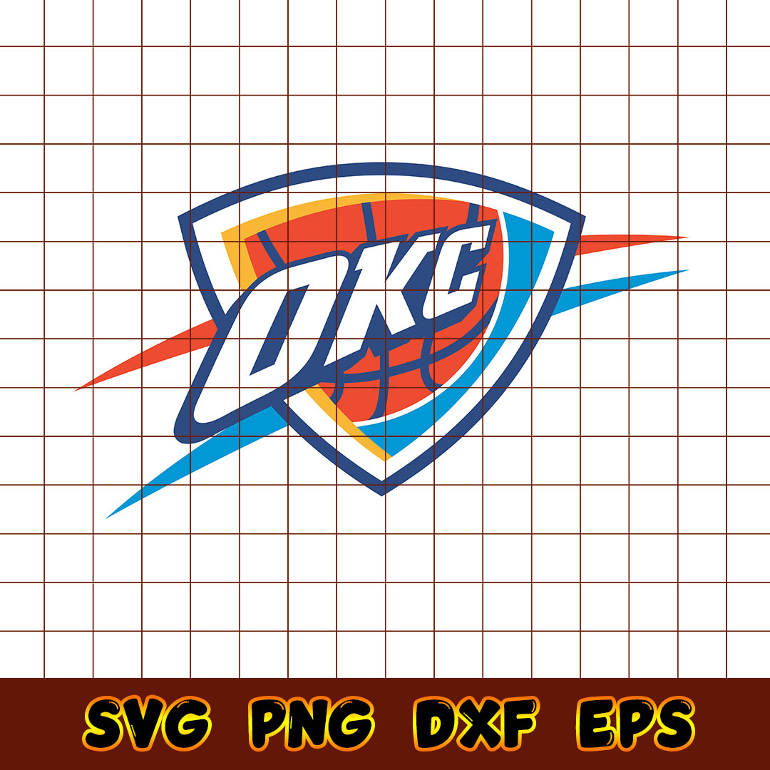 Oklahoma City Thunder NBA Logo Svg, NBA, NBA Logo, NBA Teams - Inspire ...