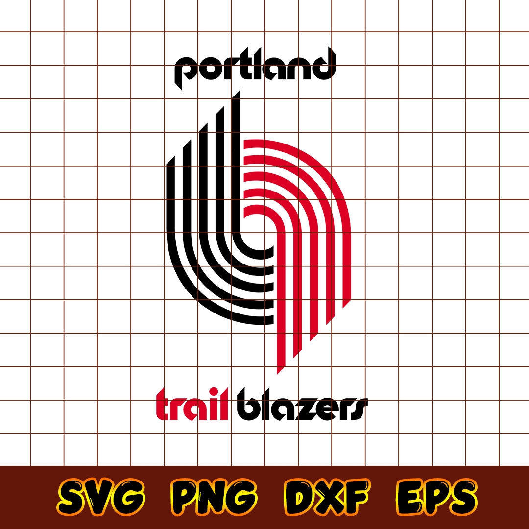 Portland Trail Blazers NBA Logo Svg, NBA, NBA Logo, NBA Team | Inspire ...