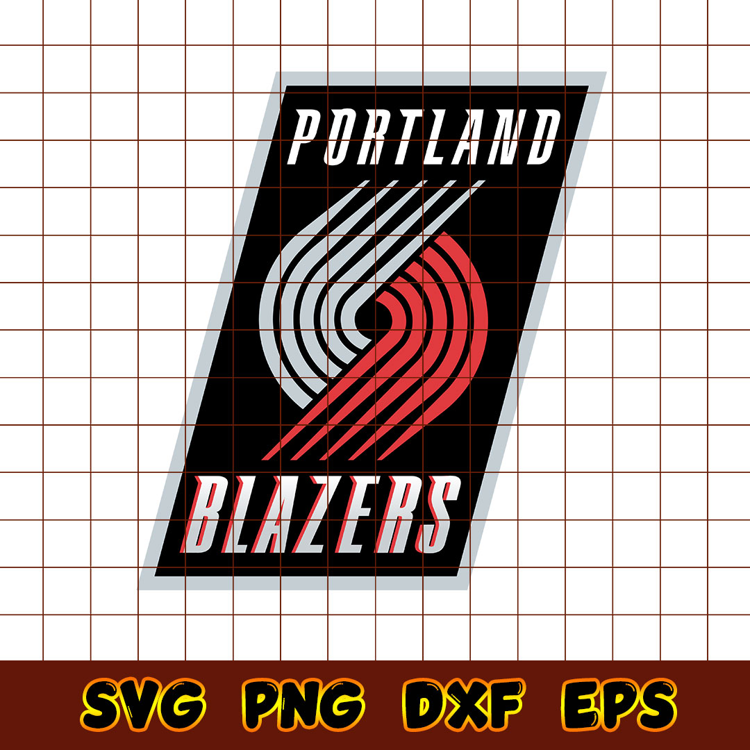 Portland Trail Blazers NBA Logo Svg, NBA, NBA Logo, NBA Team | Inspire ...