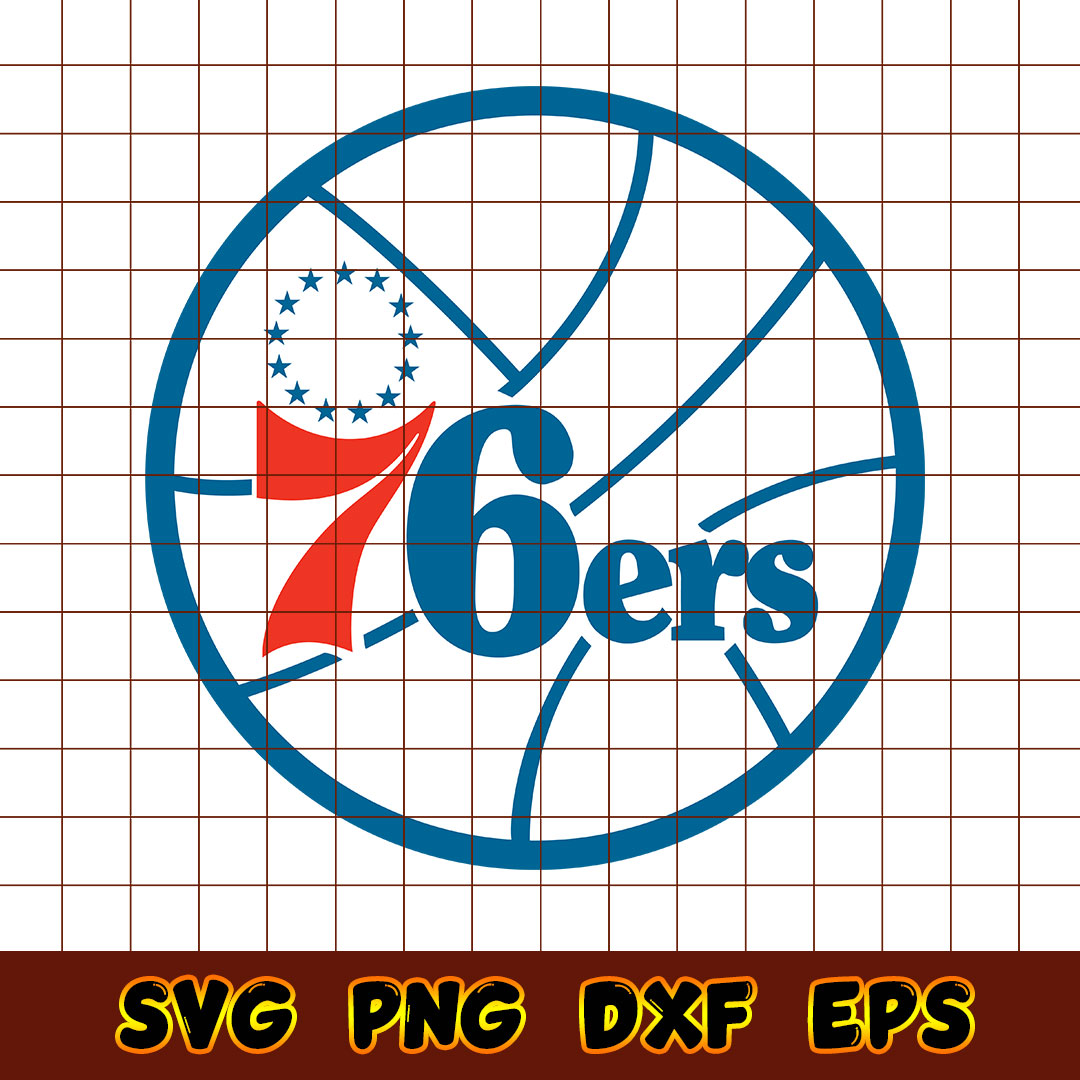 Philadelphia 76ers NBA Logo Svg, NBA, NBA Logo, NBA Teams, N - Inspire ...