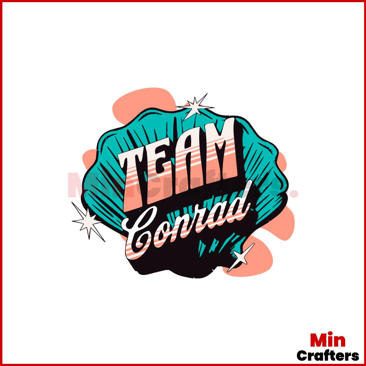 Team Conrad Trendy The Summer I Turned Pretty SVG File - Inspire Uplift
