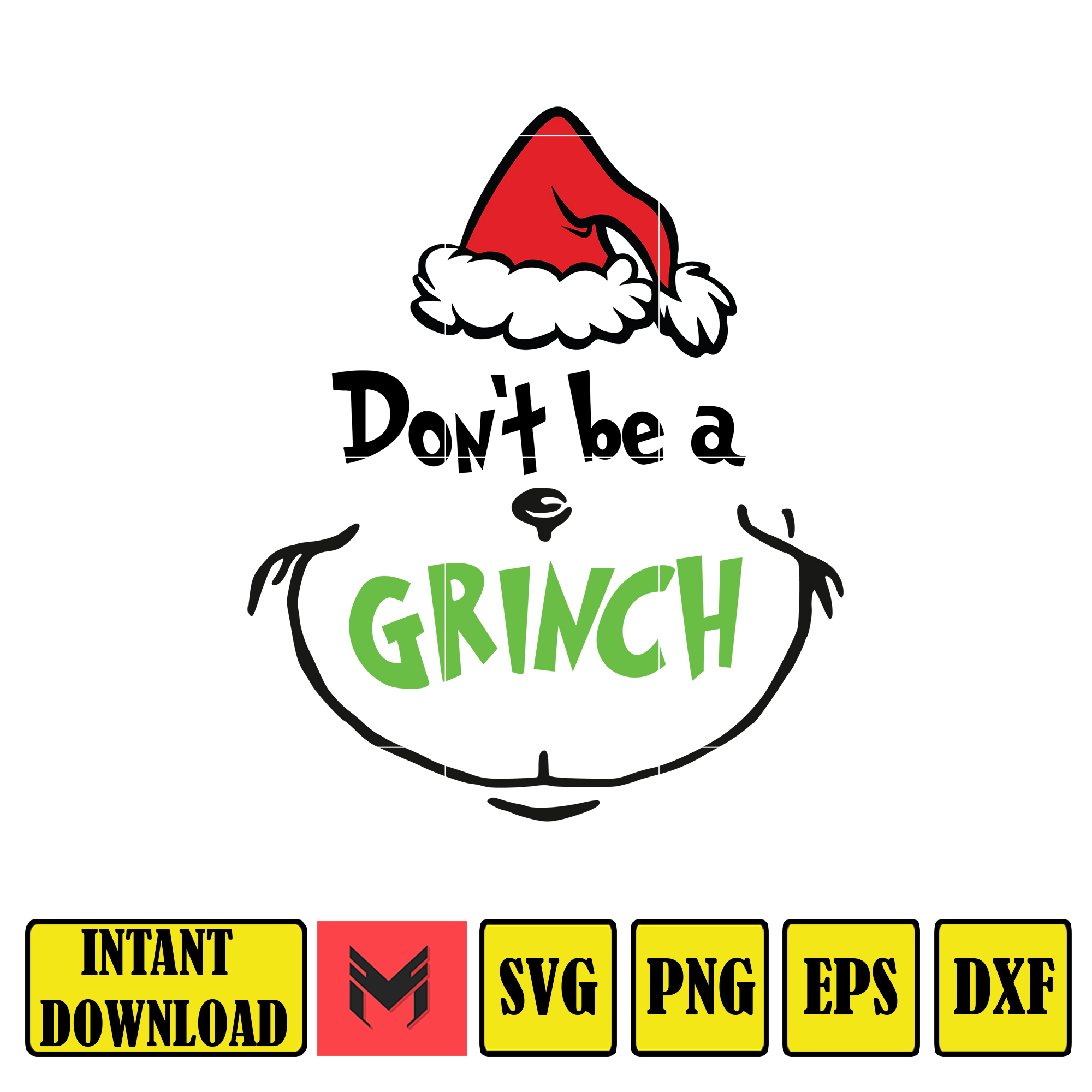 Grinch SVG, Grinch Christmas Svg, Grinch Face Svg, Grinch Ha - Inspire ...
