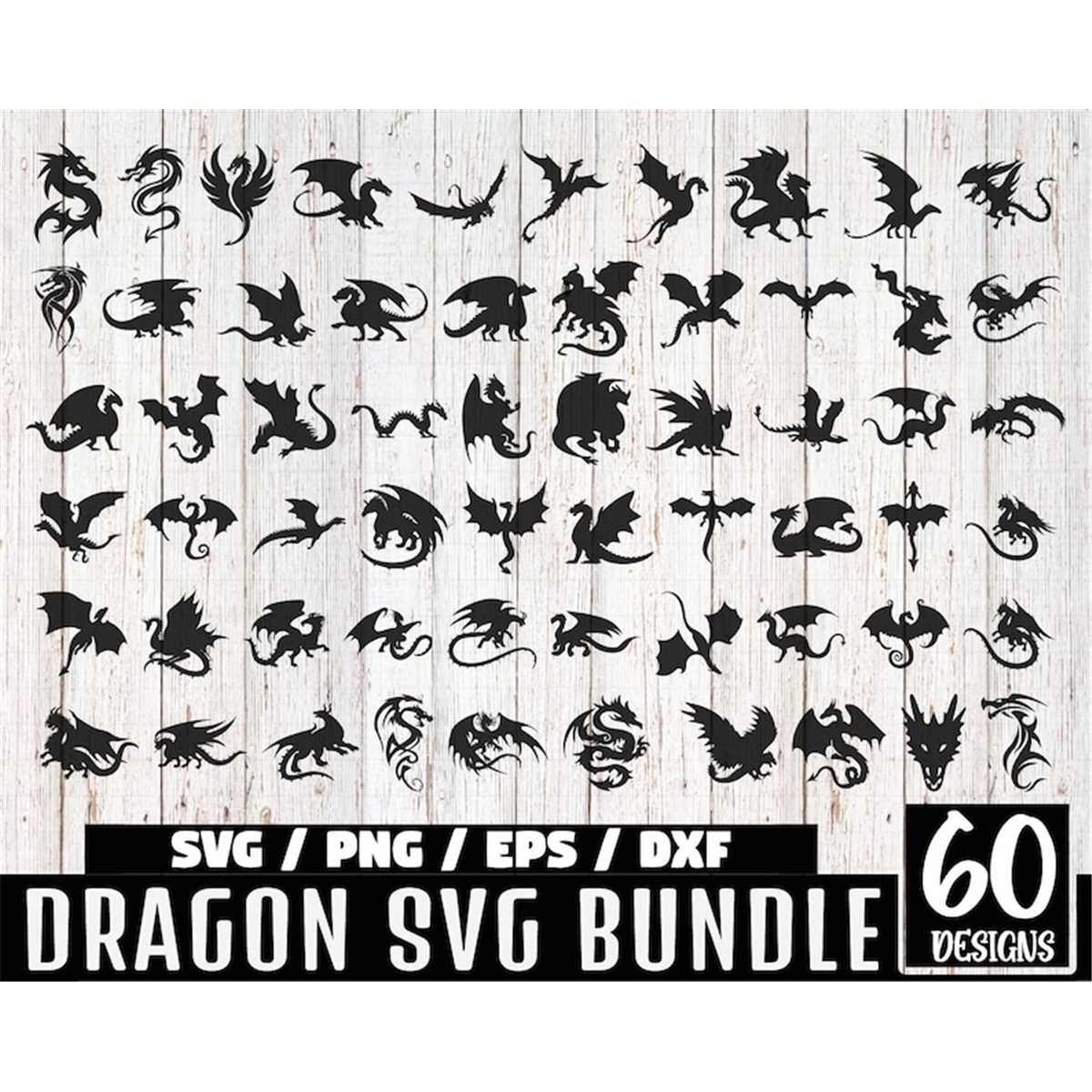 Dragon Svg Bundle, Dragon svg, Dragon Cut File, Dragons Head | Inspire ...