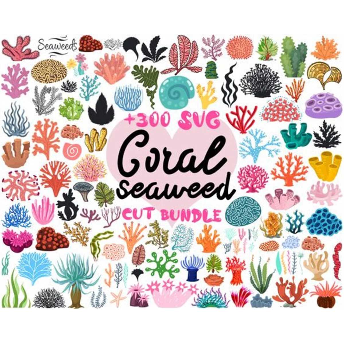 Coral SVG Bundle, Seaweed Svg Bundle, ,Under the sea plants - Inspire ... Coral SVG Bundle, Seaweed Svg Bundle, ,Under the sea plants - Inspire ...