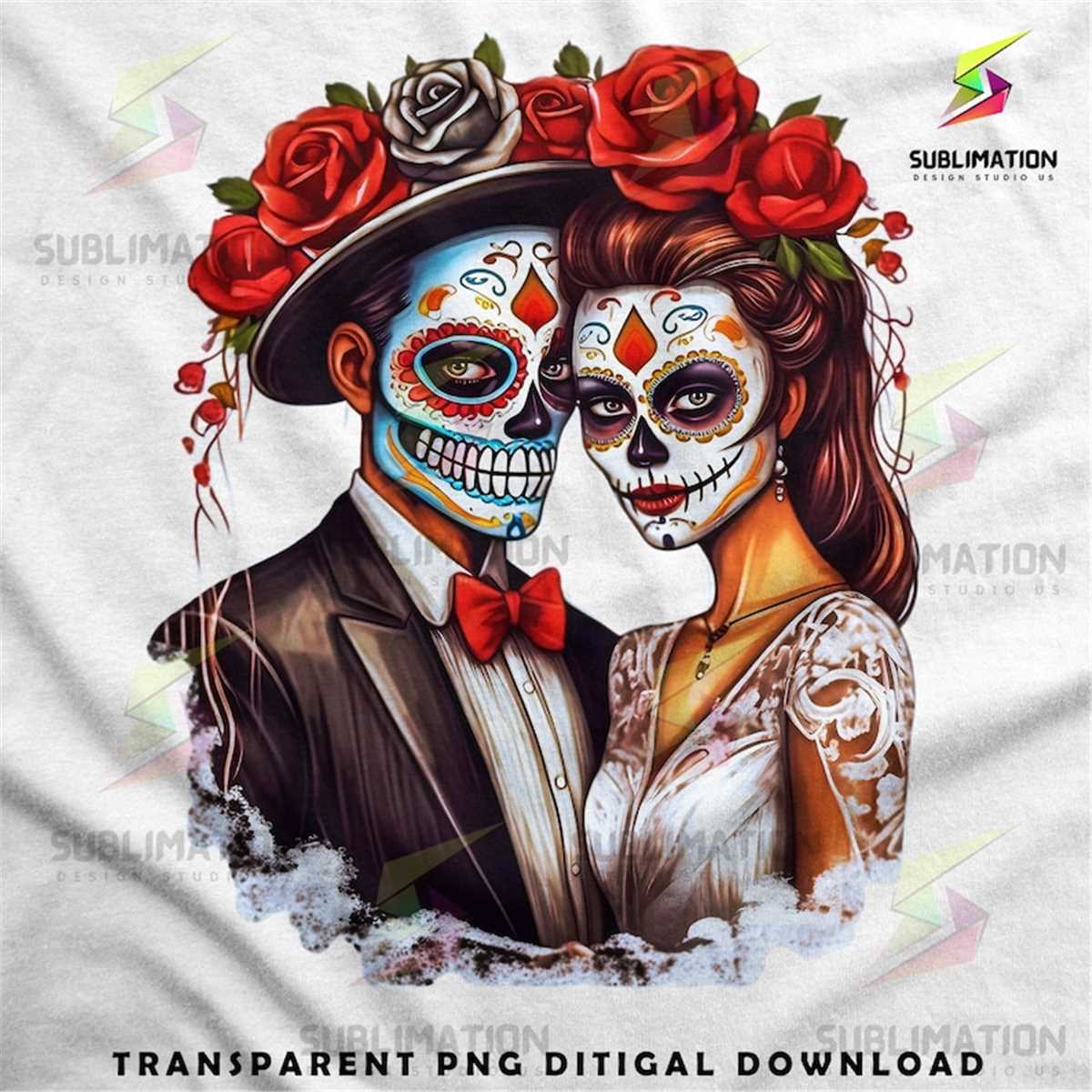 Day Of The Dead Wedding Art