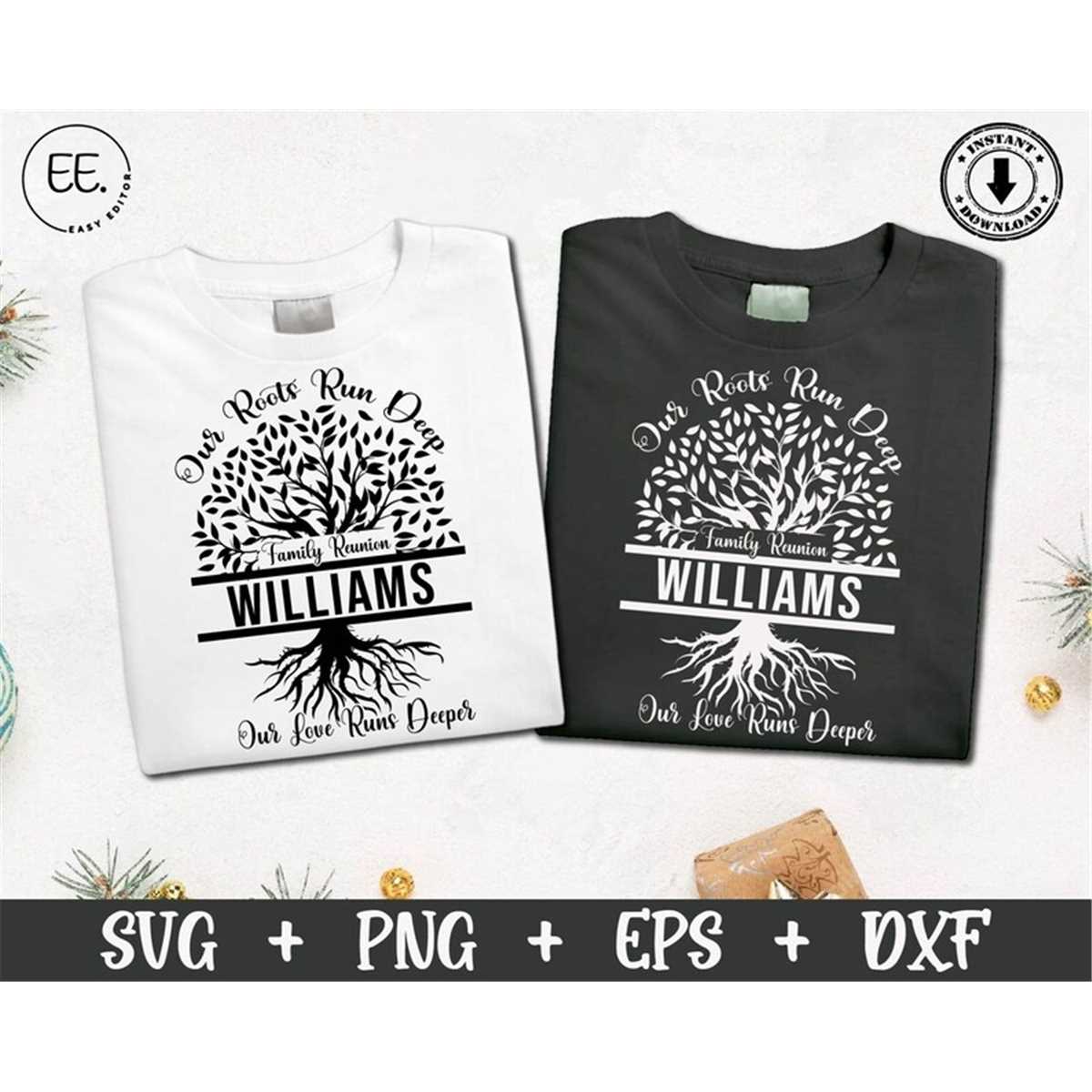 Roots Run Deep svg, Family Reunion SVG, Tree with roots SVG, | Inspire ...