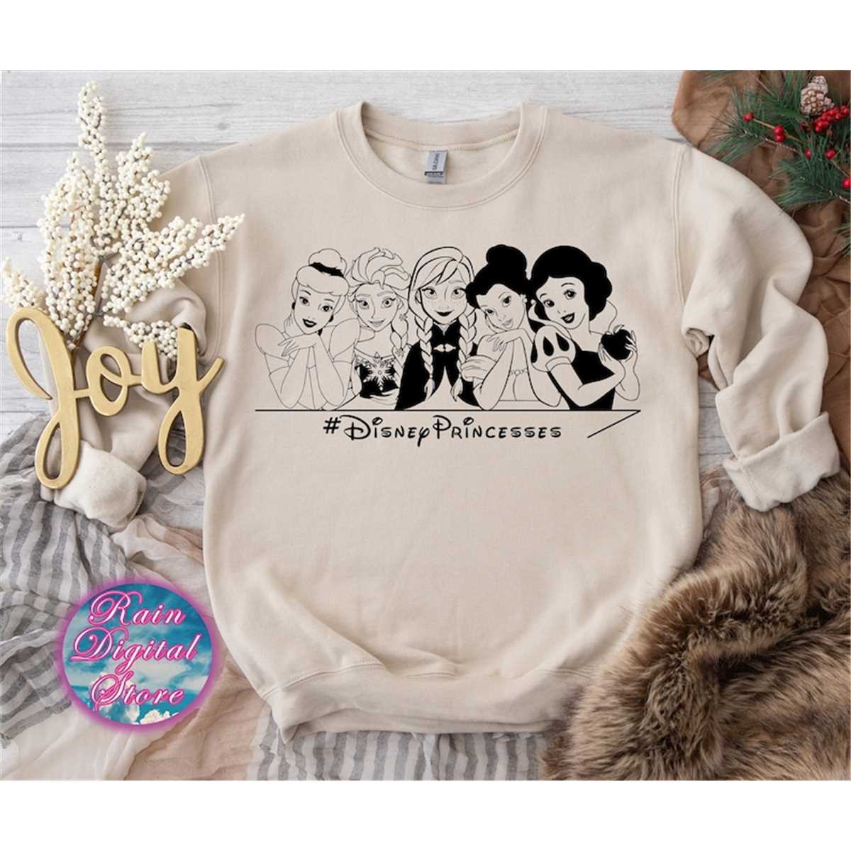 Princesses SVG, Princesses PNG, Princesses Instant Download, - Inspire ...