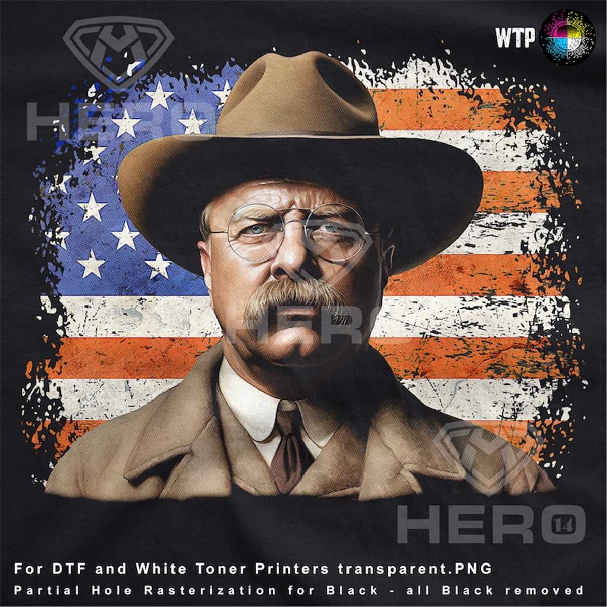 Theodore Roosevelt President Series Western Hat Patriotic Am | Inspire ...