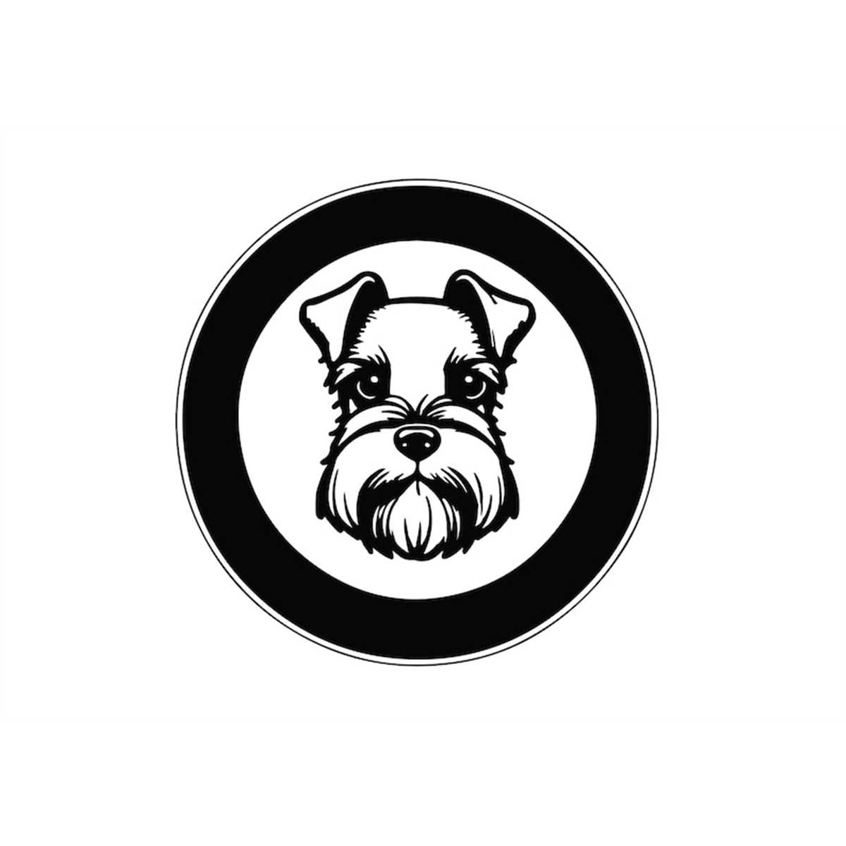 MINIATURE SCHNAUZER SVG, Miniature Schnauzer Clipart, Miniat - Inspire ...