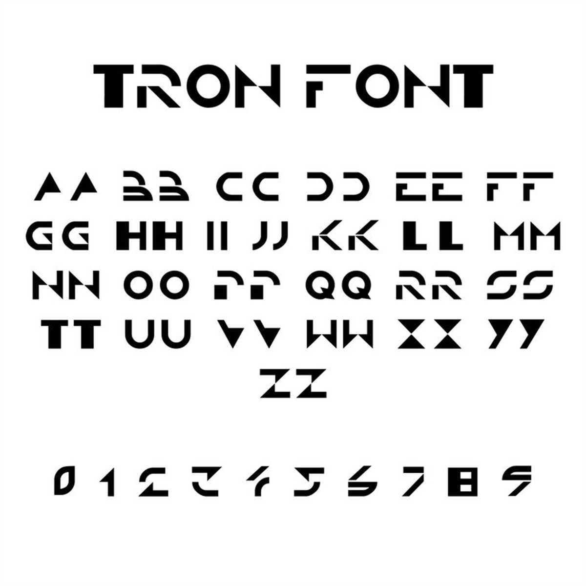 Tron Alphabet SVG, Mouse Font SVG, Letters SVG, Customisable | Inspire ...