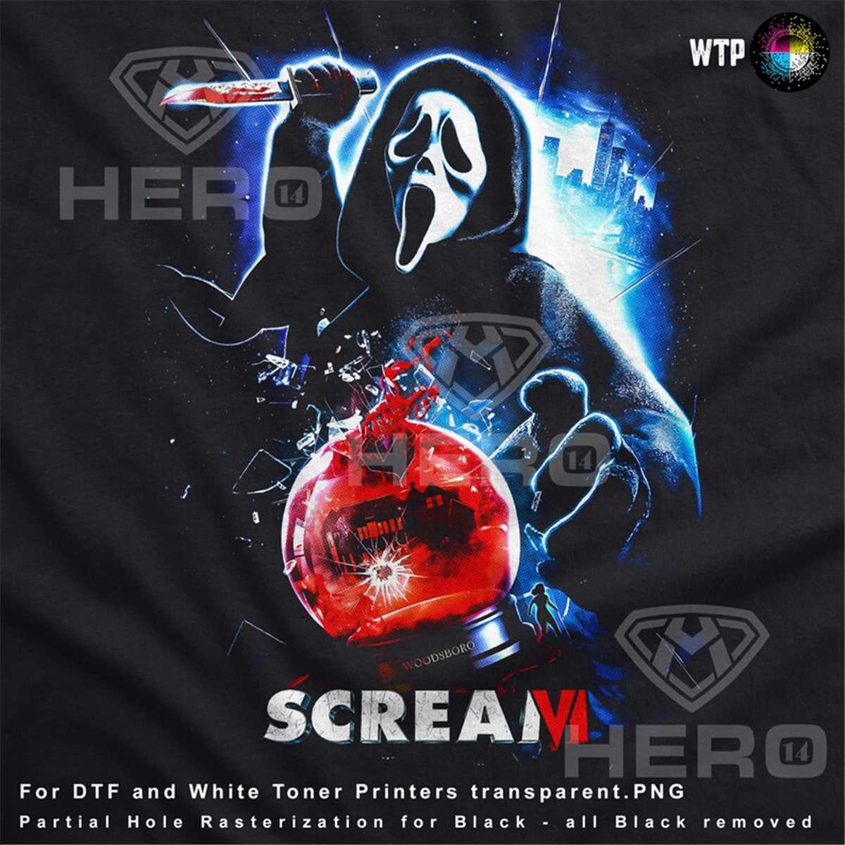 Classic Scream T-Shirt Design Black Garments Spine-Chilling | Inspire ...
