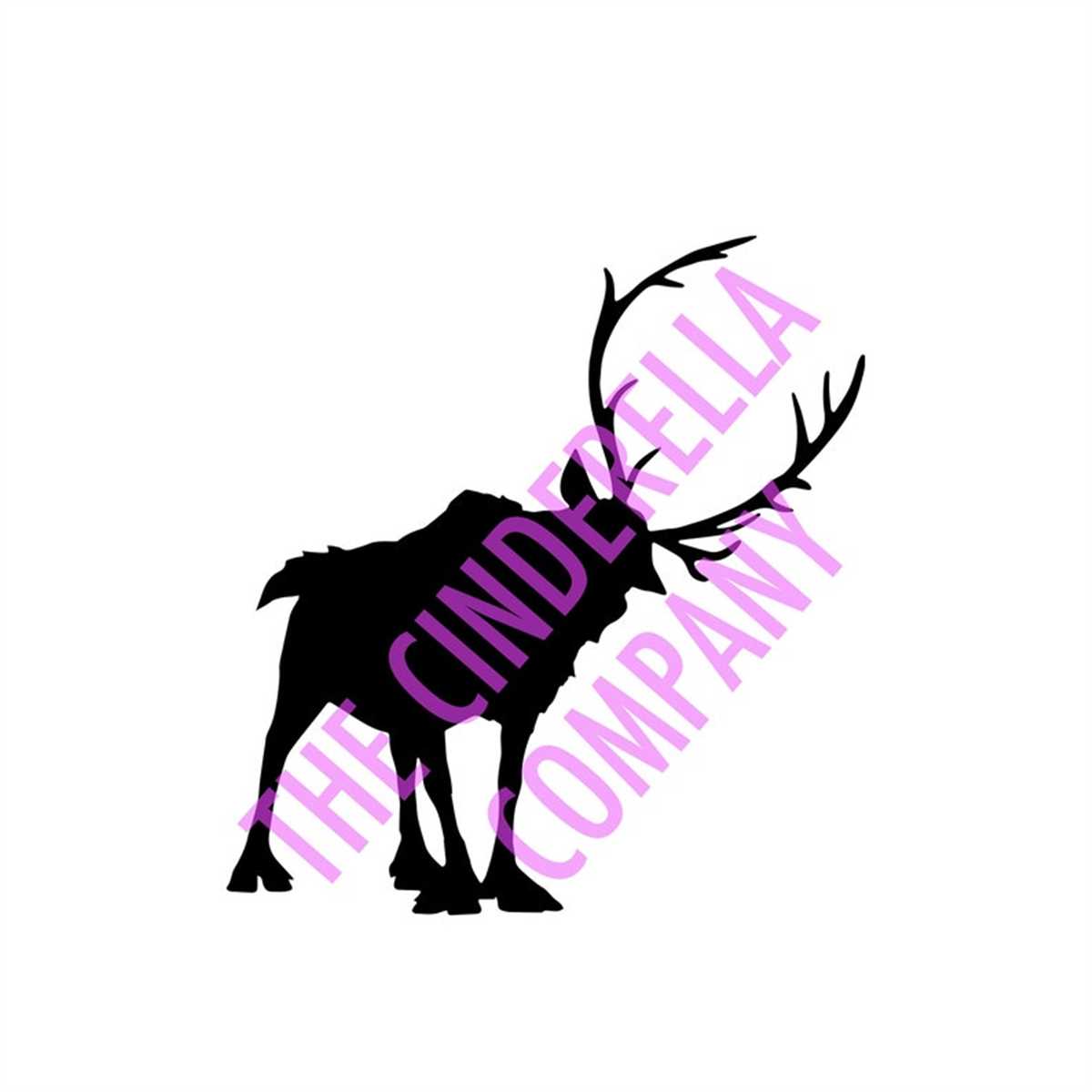 Frozen Sven Silhouette Vector File - (SVG, JPEG, PNG & Adob | Inspire ...